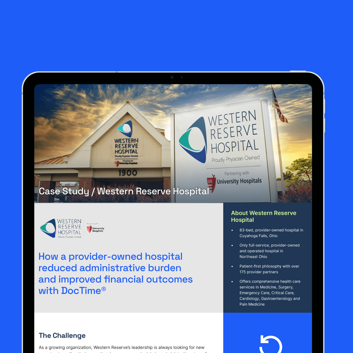 Western Reserve Hospital – Ludi, Inc.