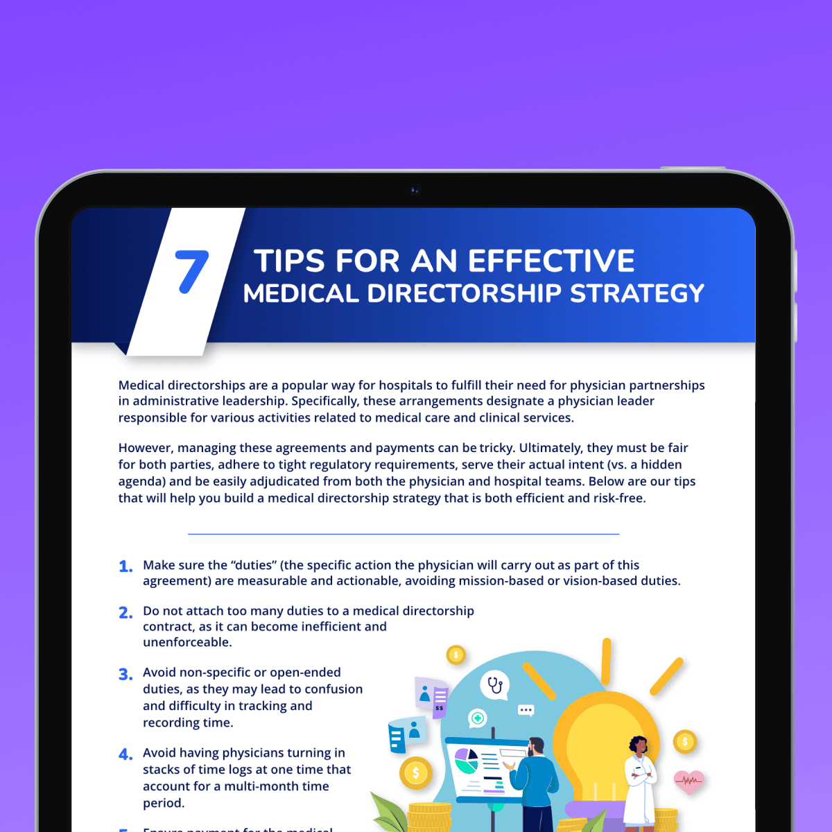 7 Tips for an Effective Medical Directorship Strategy – Ludi, Inc.